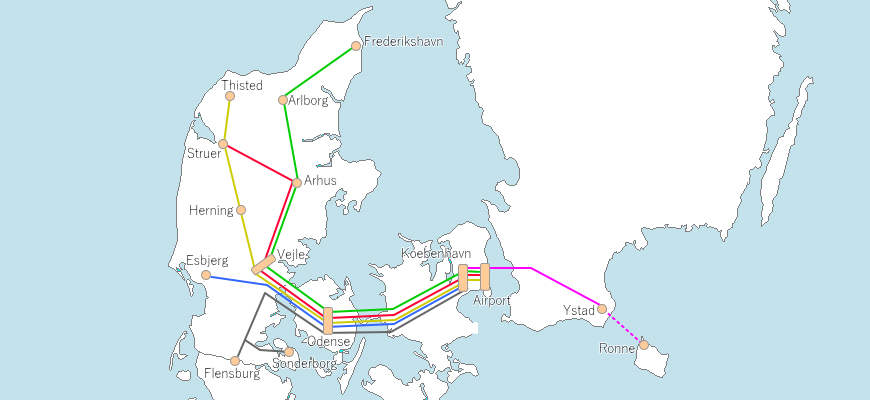 デンマーク国鉄（DSB） インターシティ 予約時に注意すべきこと